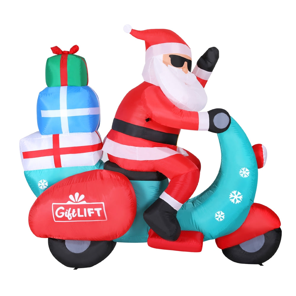 1.8m Santa Scooter Christmas Inflatable – Homecoze