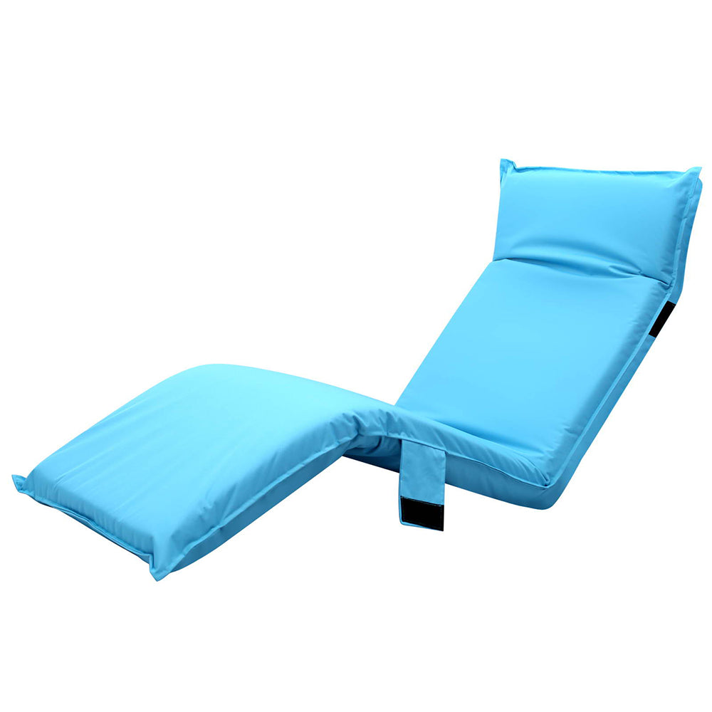 Adjustable Beach Sun Pool Lounger - Blue – Homecoze