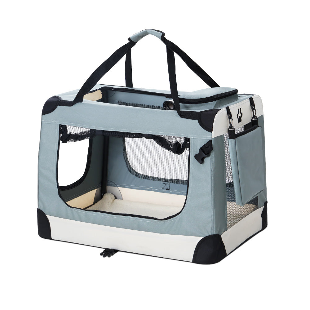 Pet Carrier Large Soft Crate Dog Cat Travel Portable Cage Kennel Folda ...